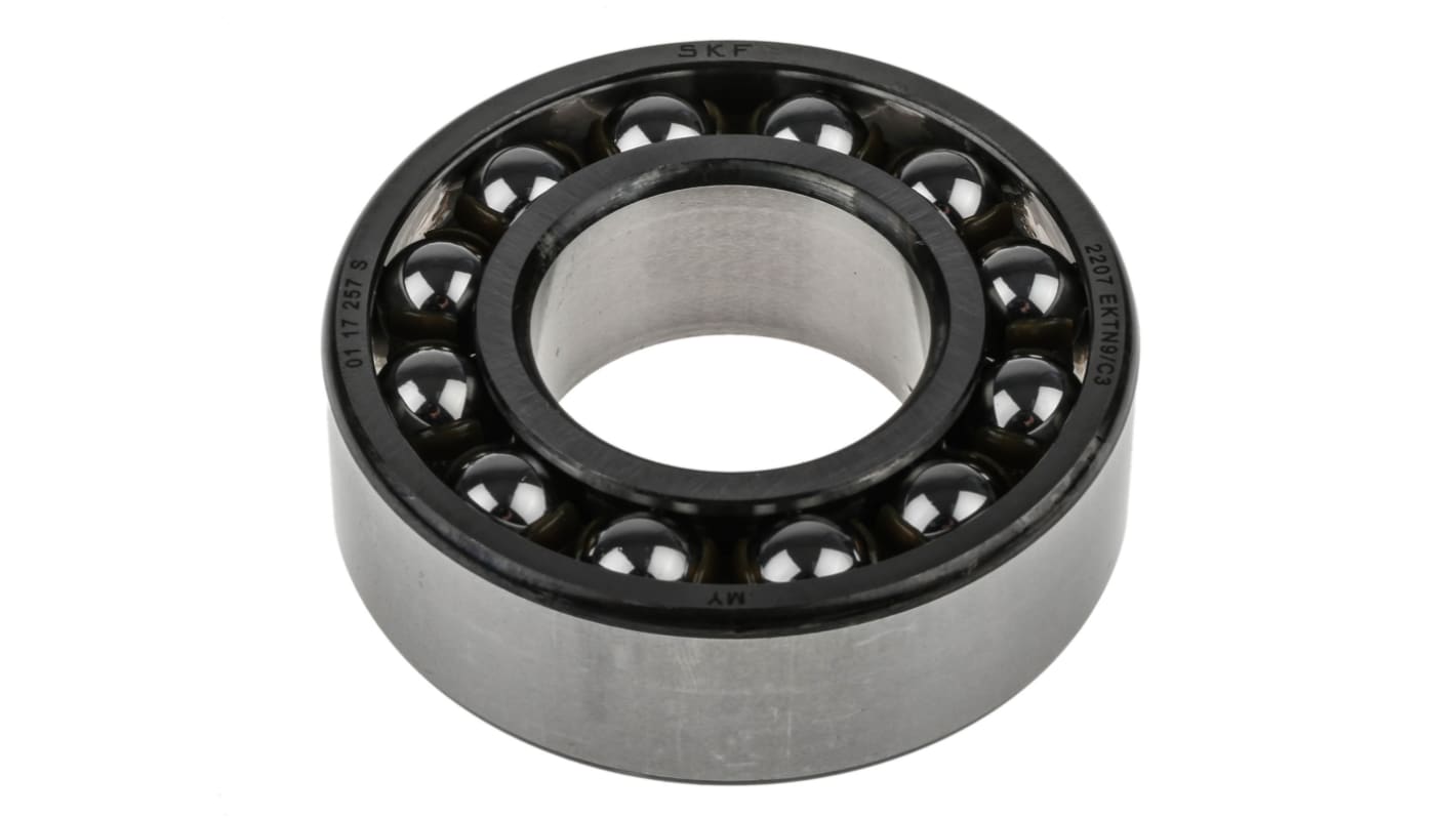 SKF 2207 EKTN9/C3 Self Aligning Ball Bearing- Open Type 35mm I.D, 72mm ...
