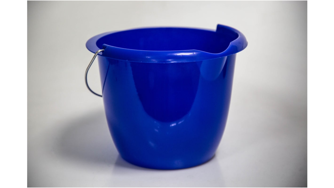 10L Plastic Blue Bucket With Handle | RS