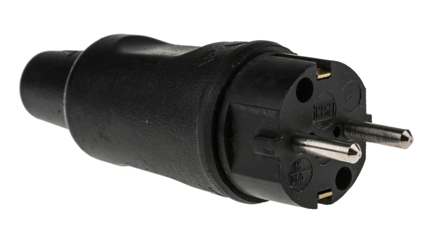 1795.1600.9 | Kopp German Mains Plug, 16A, Cable Mount, 250 V | RS