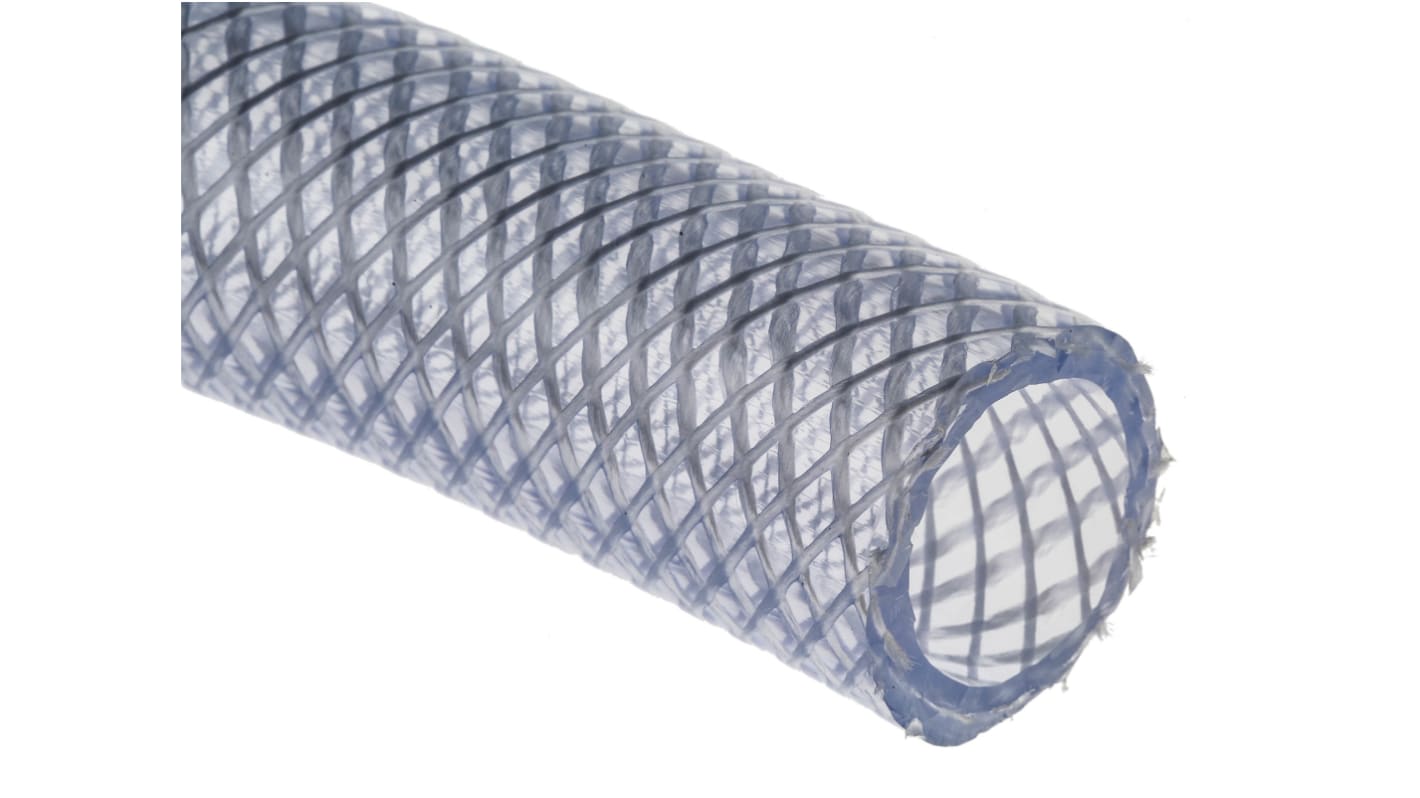 RS PRO PVC, Hose Pipe, 25mm ID, 32.5mm OD, Clear, 15m | RS