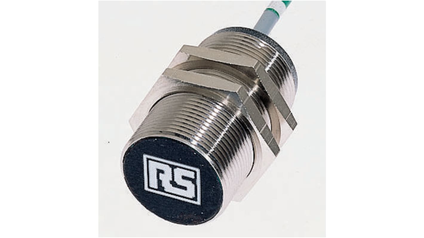RS PRO Barrel-Style Proximity Sensor, M18, 5 mm Detection, NPN Output ...