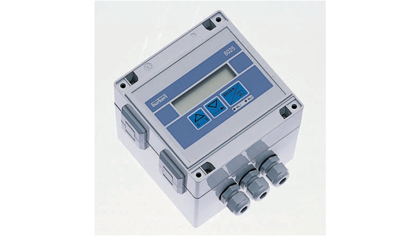 419542 | Burkert Wall Mount Flow Controller, Flow, Relay, Totalizer ...