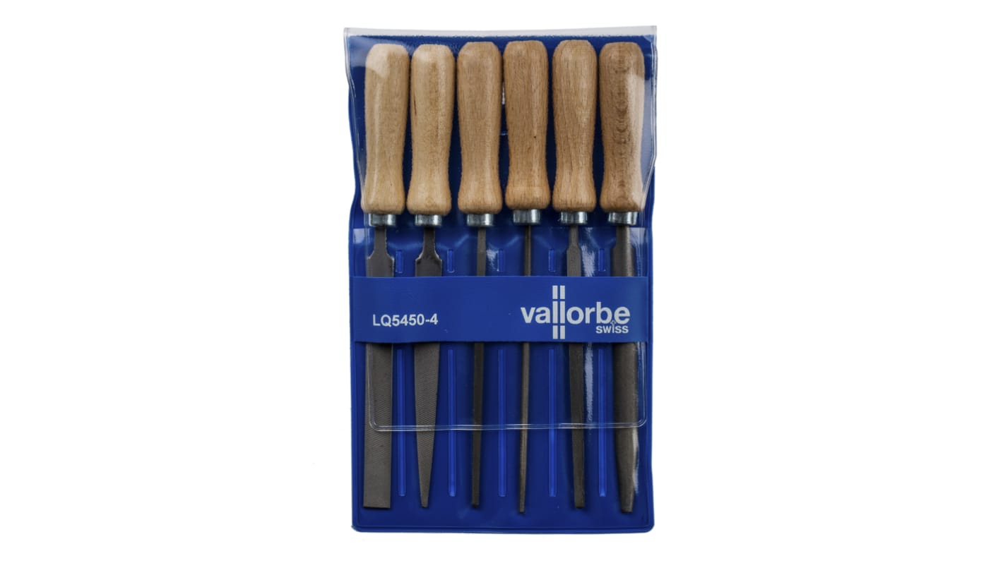 VLQ 5450-4 | Vallorbe 100mm, Second Cut Engineers File Set | RS