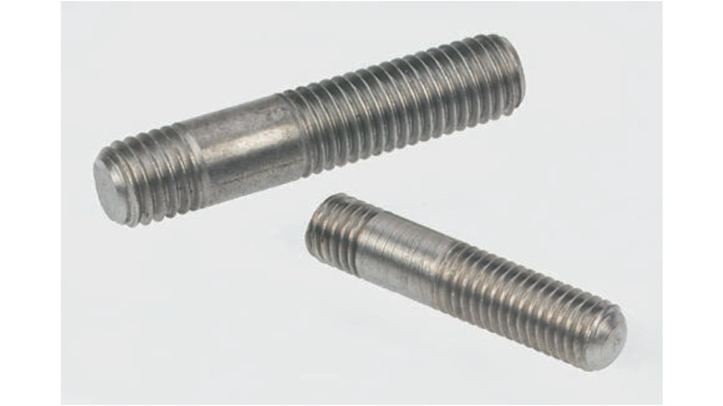 RS PRO Galvanised Steel Threaded Rod & Stud, M8, 45mm | RS