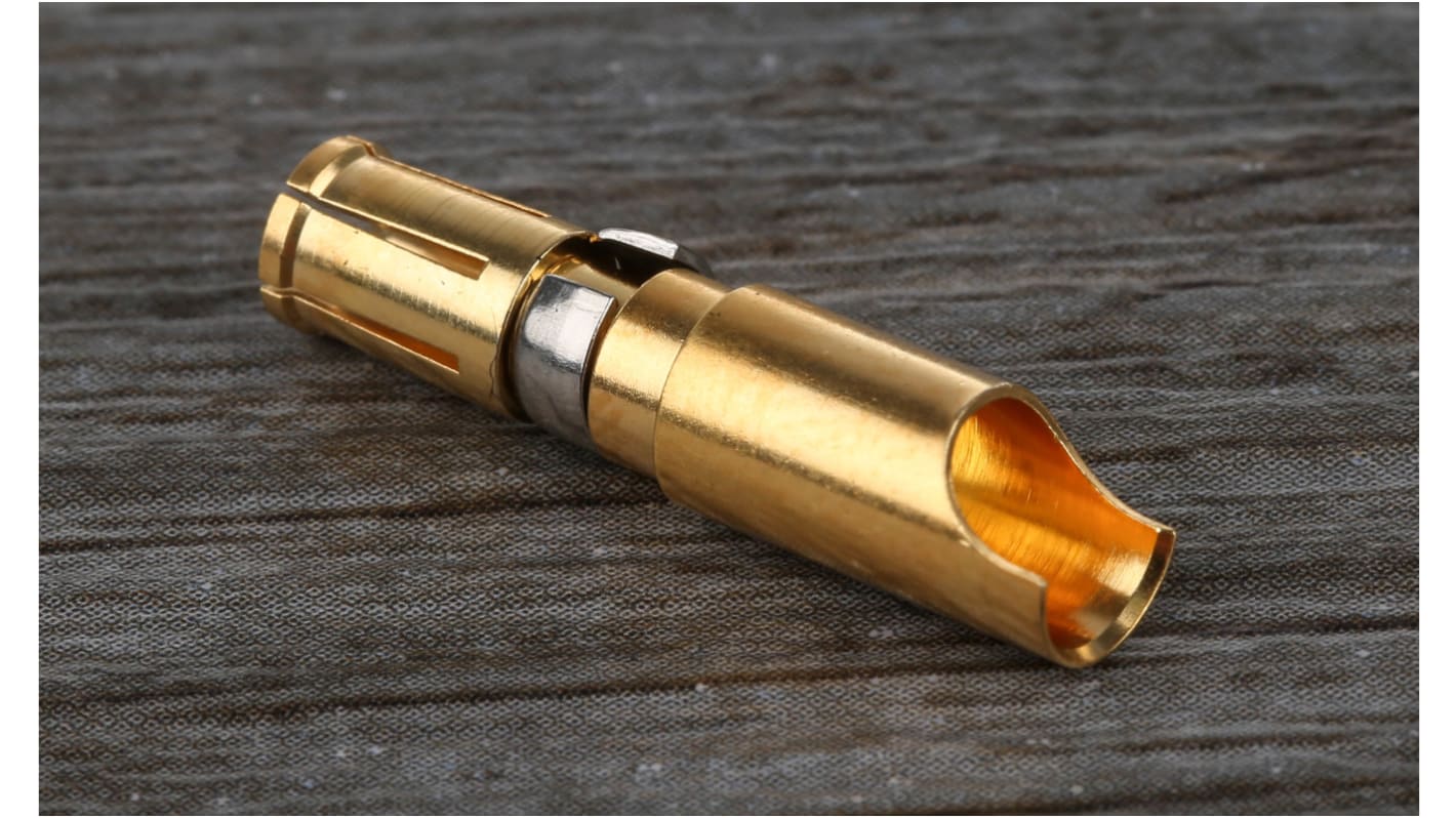 RS PRO Female Solder D-Sub Connector Power Contact, Gold over Nickel ...