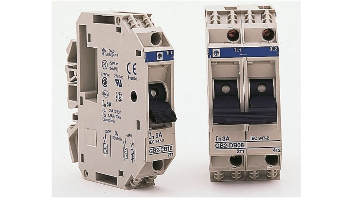 GB2CB21 | Schneider Electric Thermal Circuit Breaker - GB2 Single Pole ...