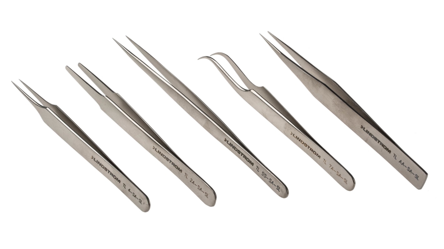 9855 | Lindstrom Stainless Steel, Tweezer Set | RS