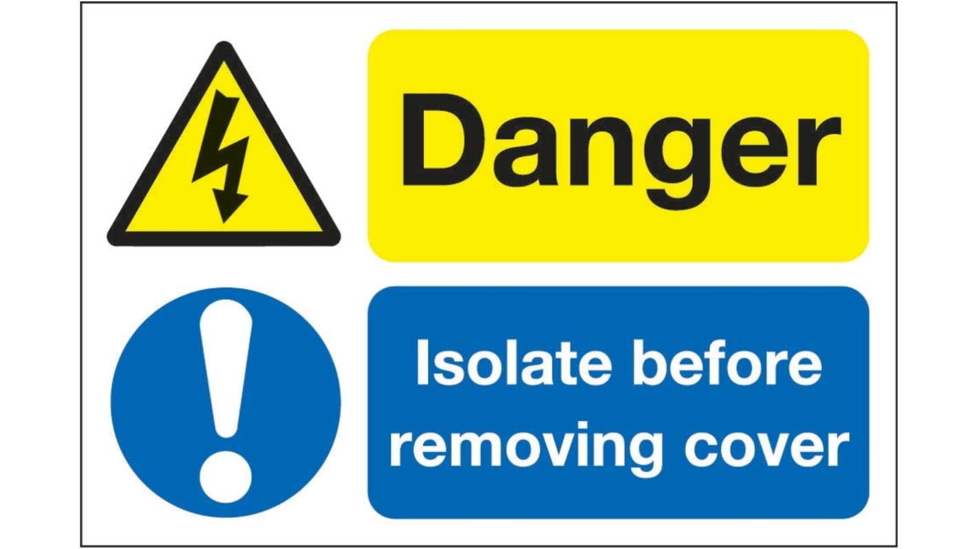 3702737 | Señal de advertencia con pictograma: Peligro, texto en ...