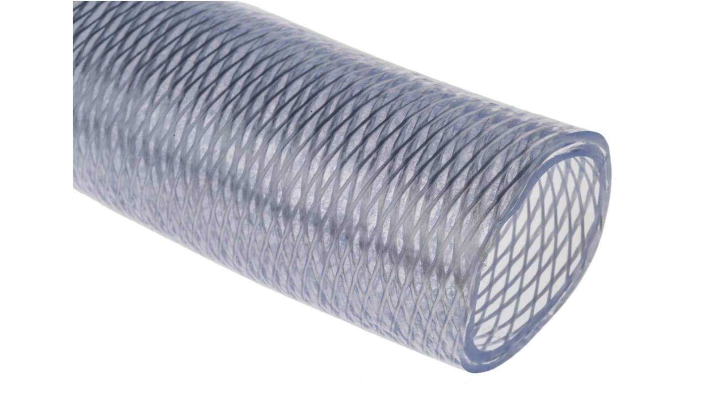 RS PRO PVC, Hose Pipe, 38mm ID, 48mm OD, Clear, 25m | RS