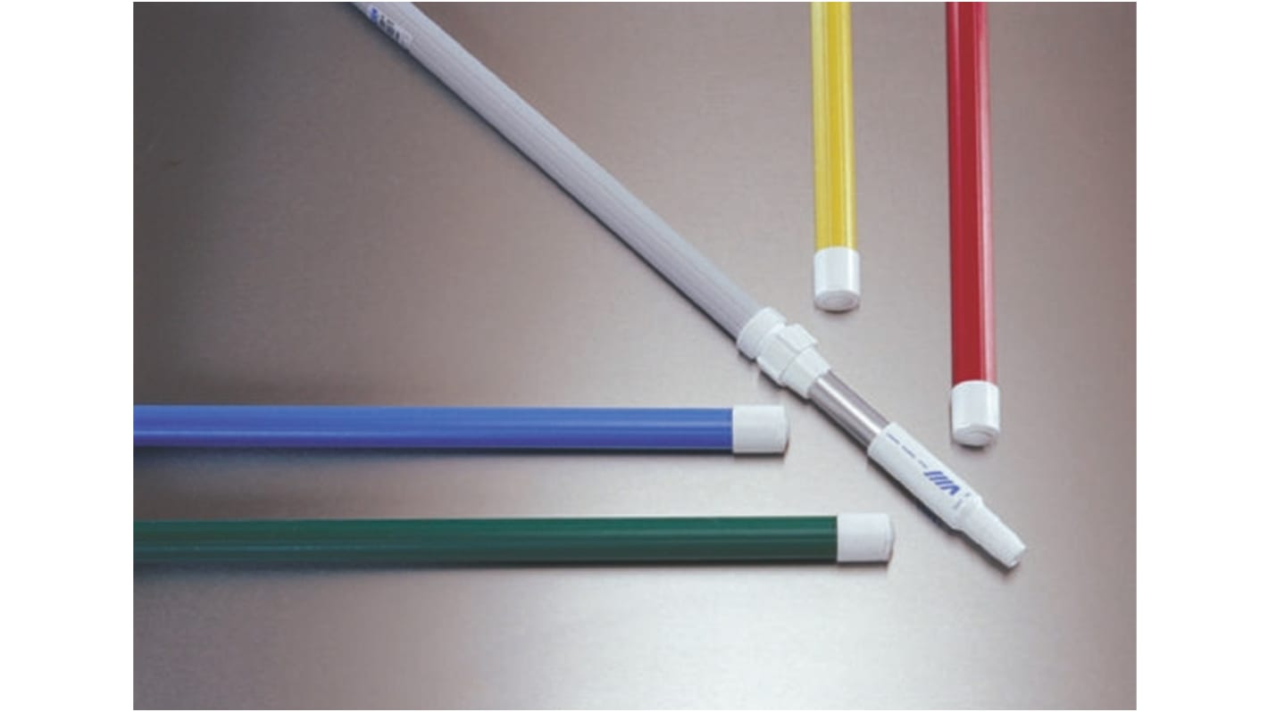 29755 | Vikan White Aluminium Telescopic Broom Handle, 1.575m, for use ...