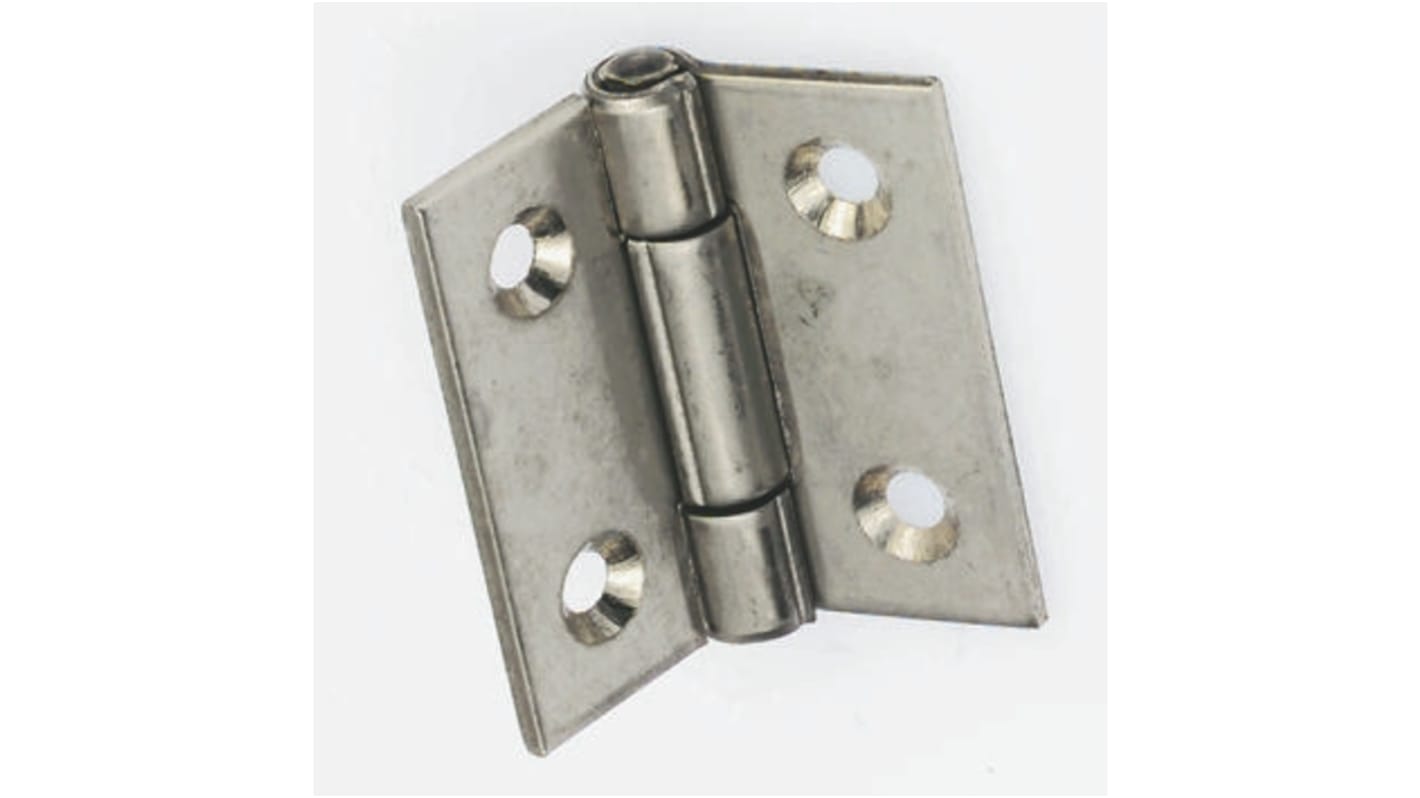 Pinet Stainless Steel Butt Hinge with a Riveted Pin, Screw Fixing, 50mm ...