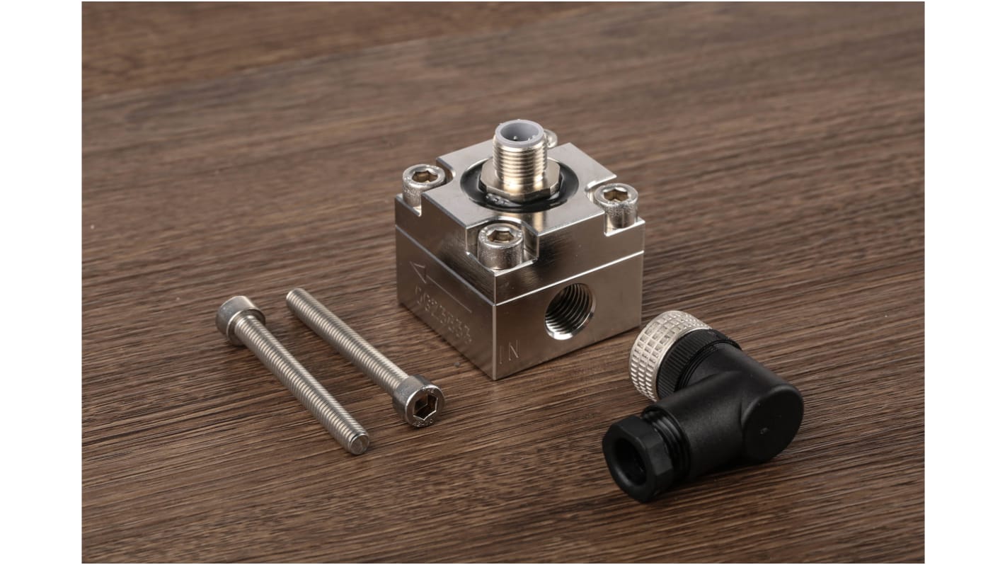 RS PRO Oval Gear Flow Meter for Liquid, 0.01 L/min Min, 4 L/min Max | RS