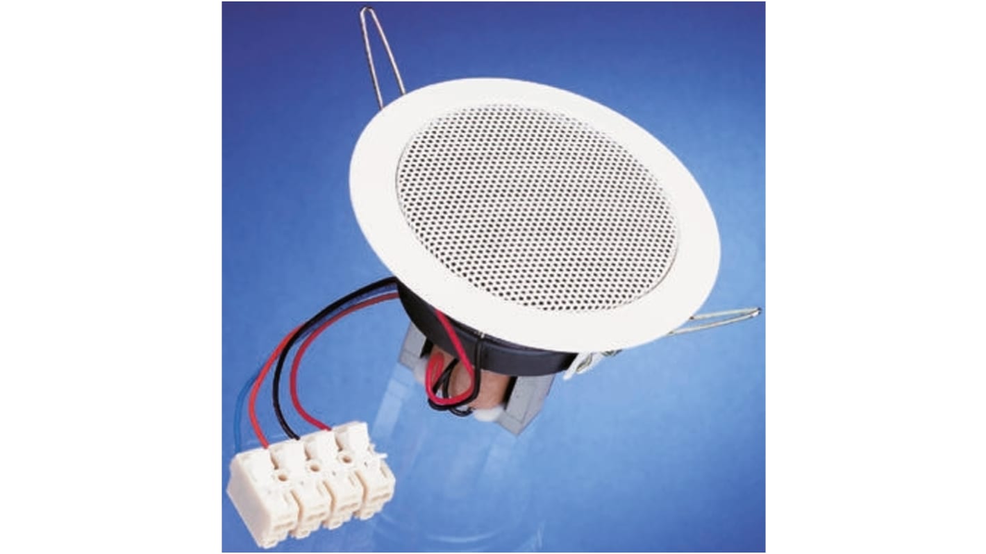 DL 8 100 V | Visaton DL 8 3W White Speaker, 90 Hz → 18 kHz, 8Ω | RS