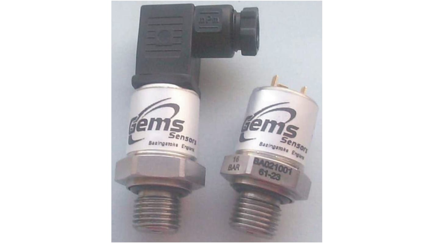3100B2200S2TE000 | Gems Sensors Pressure Sensor, 0bar Min, 2200bar Max, Analogue Output, Gauge ...