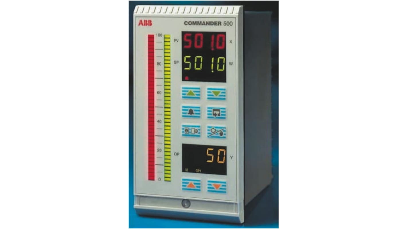 C501 | ABB PID Temperature Controller, 148 x 76mm, 3 Output Relay, 24 V ...