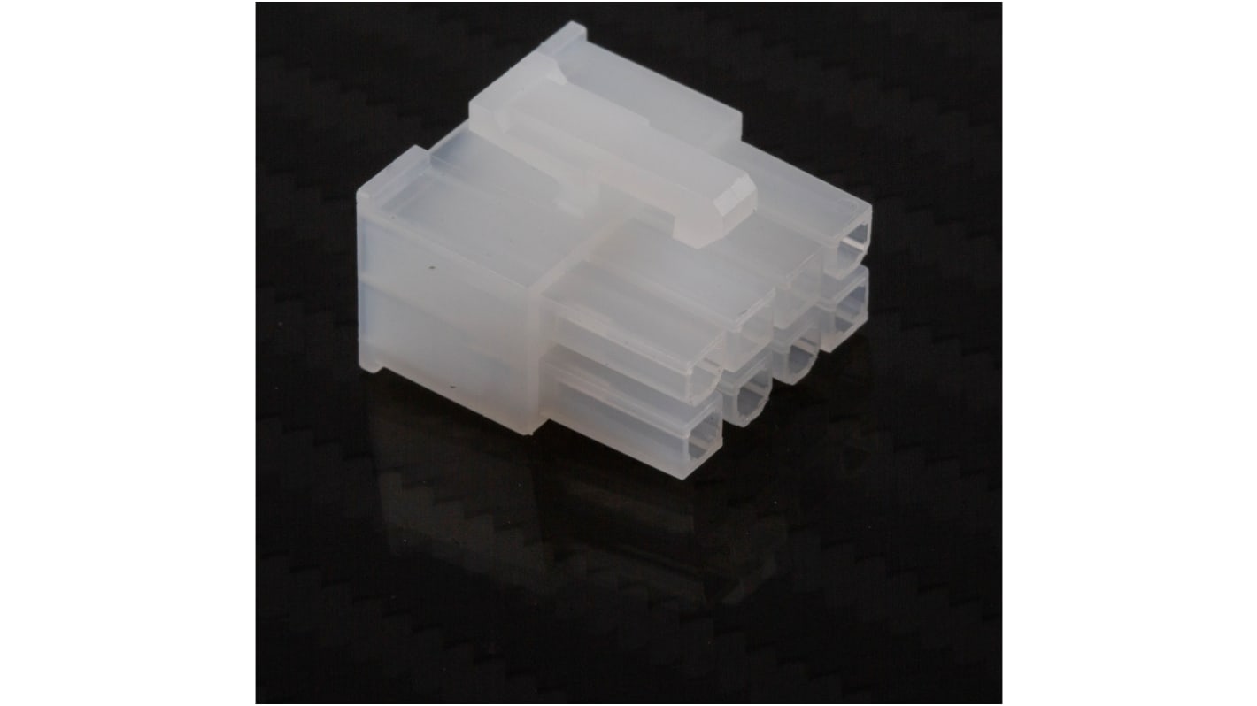 39-01-2080 | Molex, Mini-Fit Jr Receptacle Connector Housing, 4.2mm ...