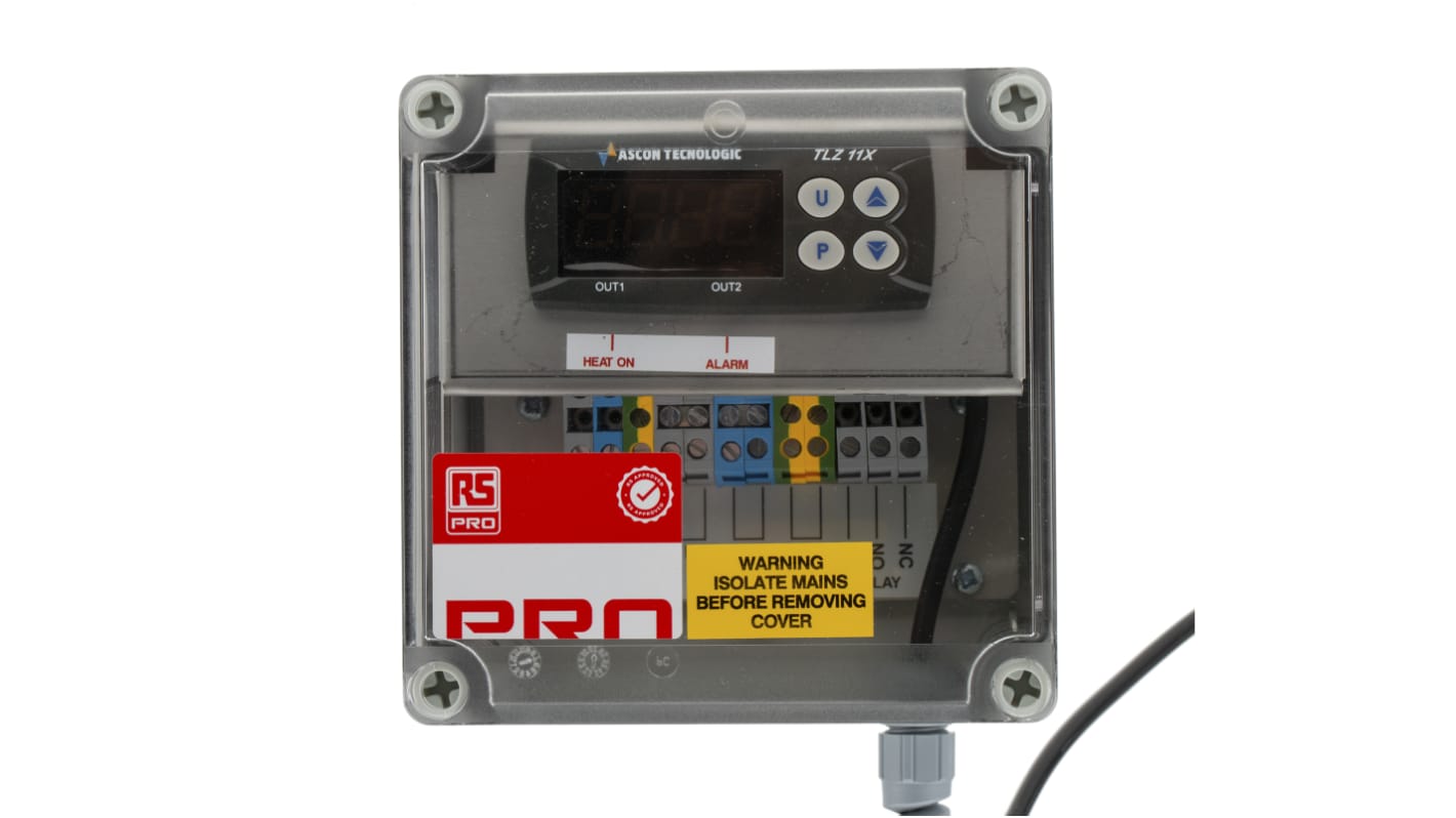 RS PRO Trace Heating Thermostat, -50 → +150 °C | RS