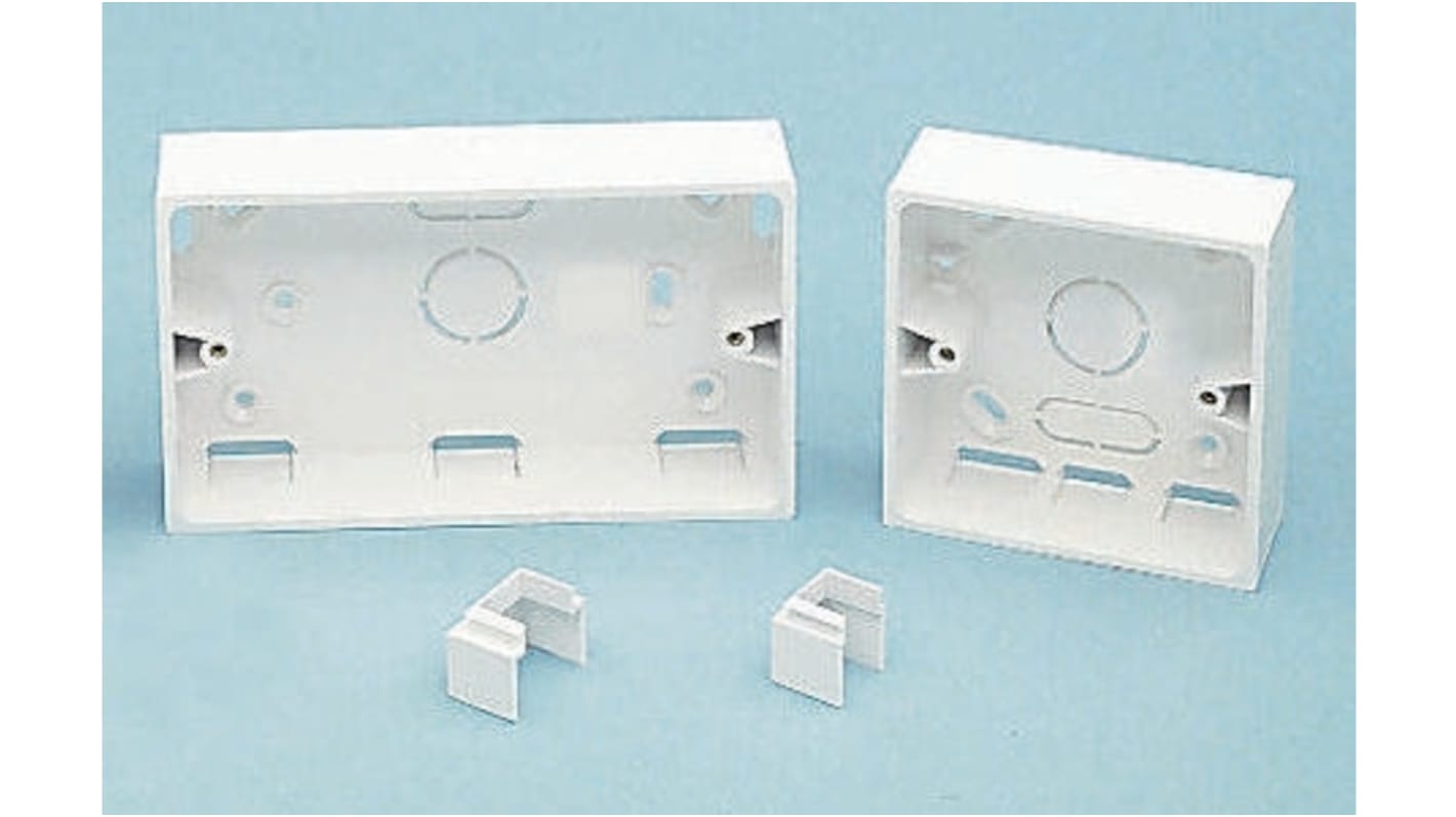MTAU1 | Schneider Electric uPVC Cable Trunking Box Adapter, 16 x 16mm ...