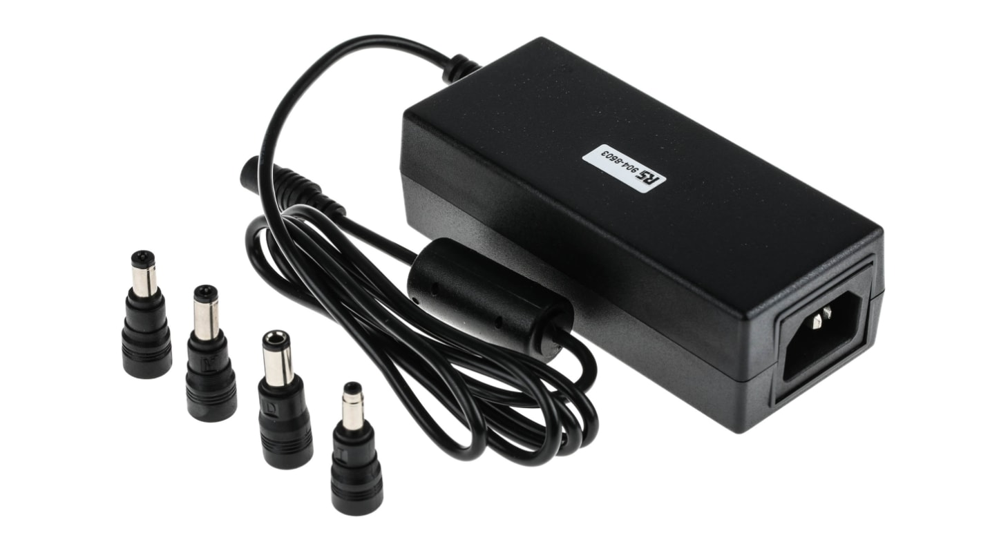 RS PRO 72W Plug-In AC/DC Adapter 24V dc Output, 3A Output | RS