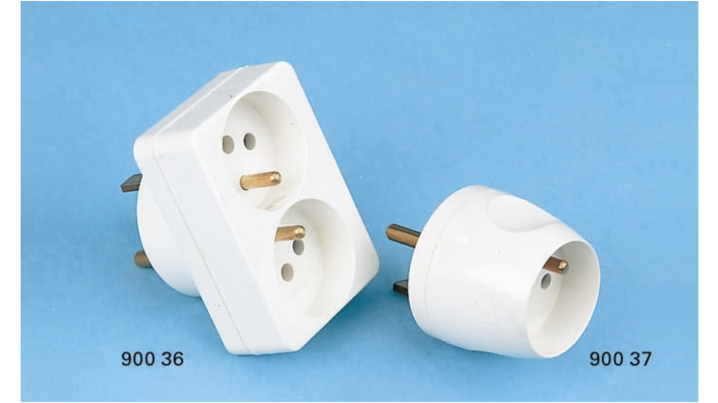 0 900 34 | Legrand Denmark to Denmark Adapter, Rated At 16A | RS