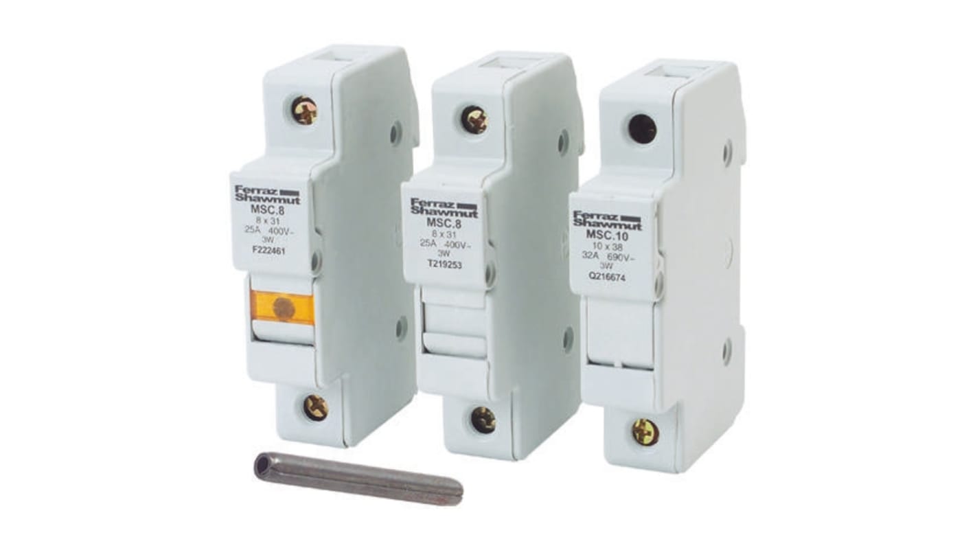 X305023D | Porte-fusible monté sur rail Ferraz Shawmut 32A 690V c.a. | RS