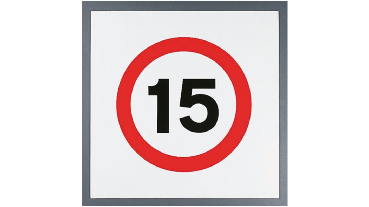 R13/T | Signs & Labels Plastic Speed Control Road Traffic Sign, H450 mm ...