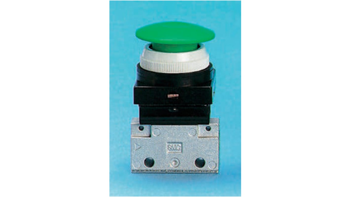 VM130-01-30G | SMC Push Button 3/2 Pneumatic Manual Control Valve VM100 ...