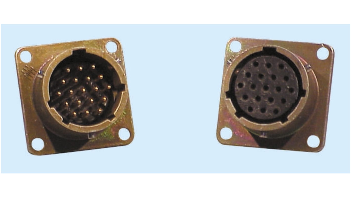 IPT02A16-26PF7 | Glenair 26 Way Box Mount MIL Spec Circular Connector ...