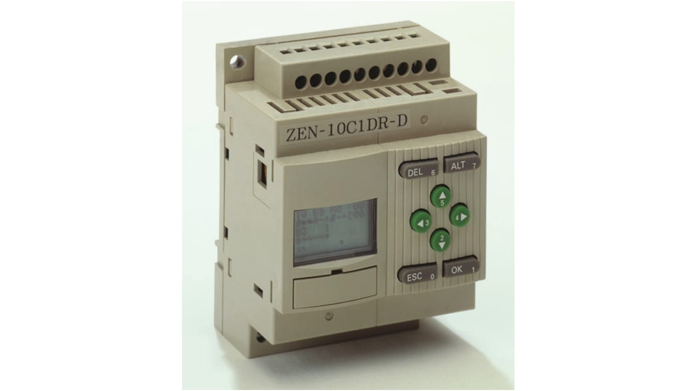ZEN 20 C1 ARAV1 | Omron ZEN Series PLC CPU for Use with ZEN V2, Relay ...