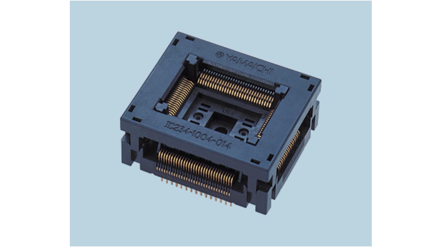 IC234-0644-024N | 山一電機 ICソケット(測定用) 64極 0.8mm ピッチ QFP | RS