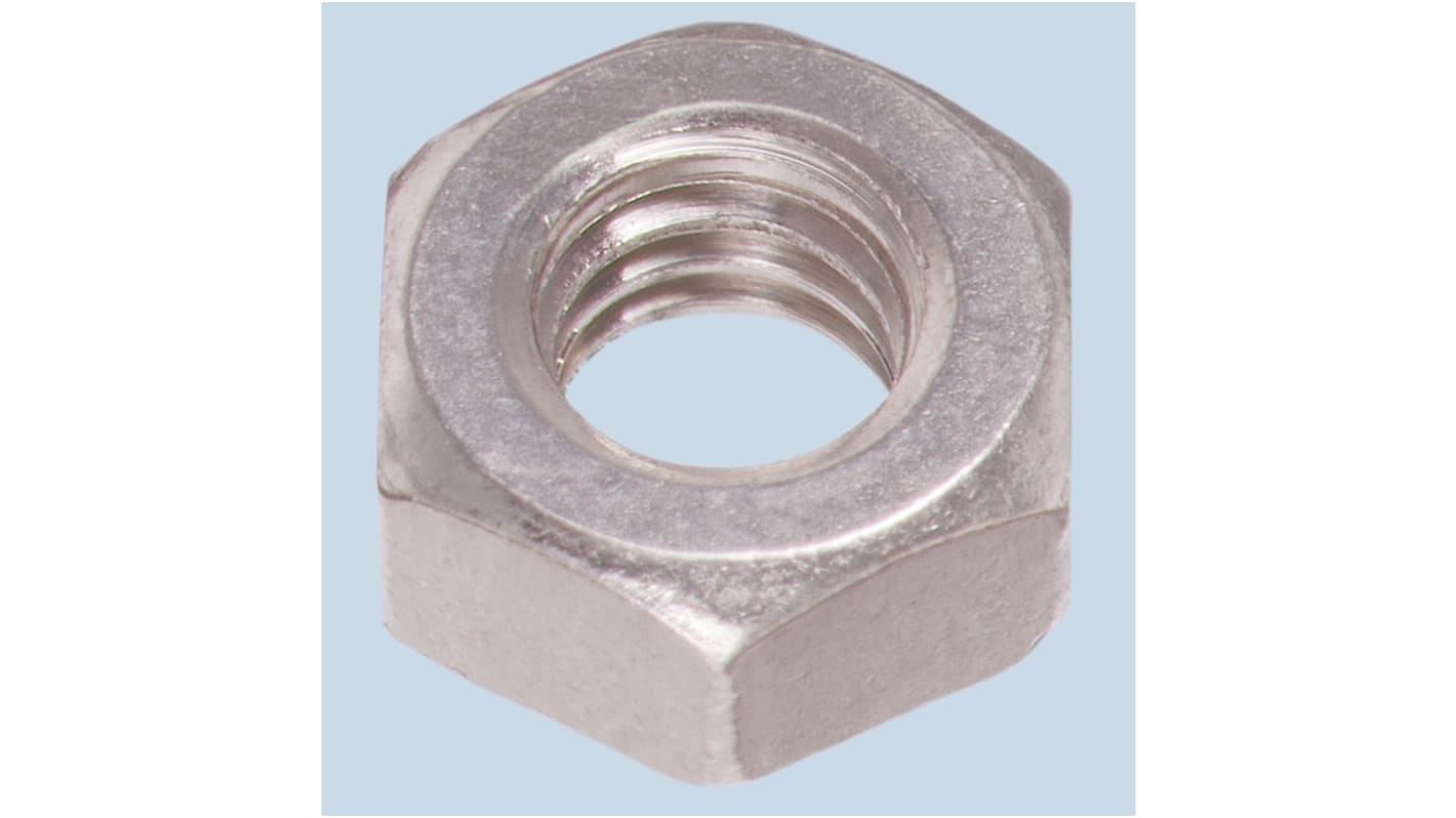 Yahata Neji, Plain Stainless Steel Hex Nut, M4 | RS