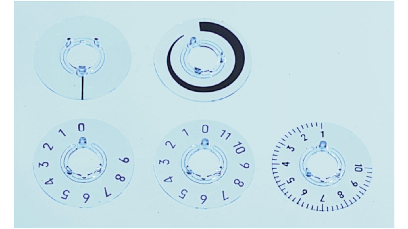 OKW Clear Potentiometer Dial, 4413060 | RS