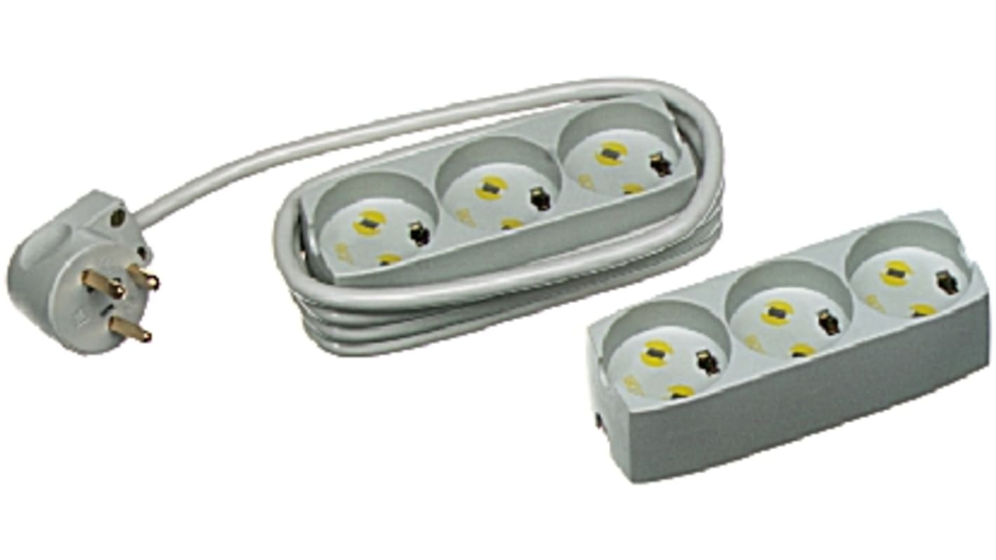 210A0280 | LK 3 Socket Type K - Danish Trailing Socket, 250 V | RS