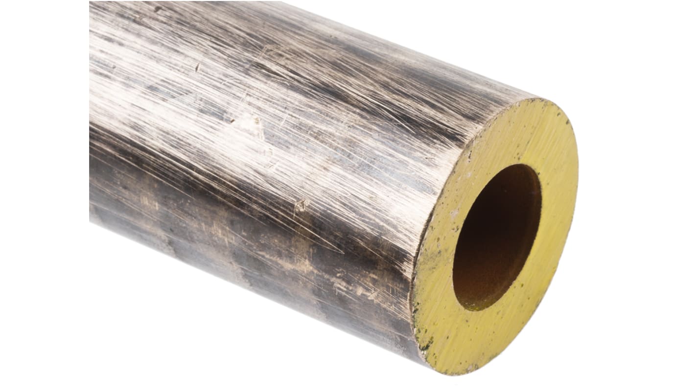 Round Phosphor Bronze Metal Tube, 1 3/4in OD, 1in ID, 13in L, 1.75in W ...