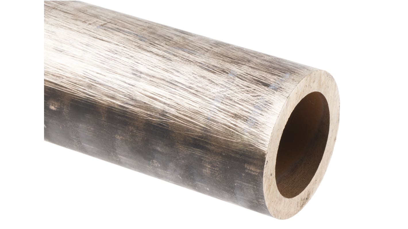 Round Phosphor Bronze Metal Tube, 2in OD, 1 1/2in ID, 13in L, 2in W, 1 ...