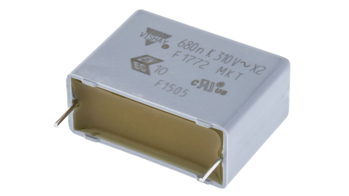 F17724682000 | Vishay F1772 Polyester Film Capacitor, 310V ac, ±10% ...
