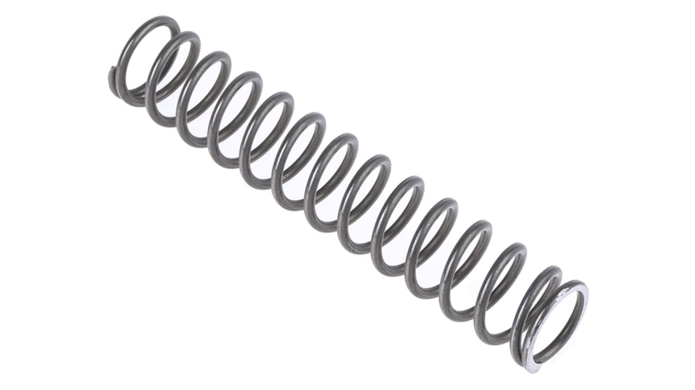 RS PRO Alloy Steel Compression Spring, 98mm x 18mm, 3.19N/mm | RS