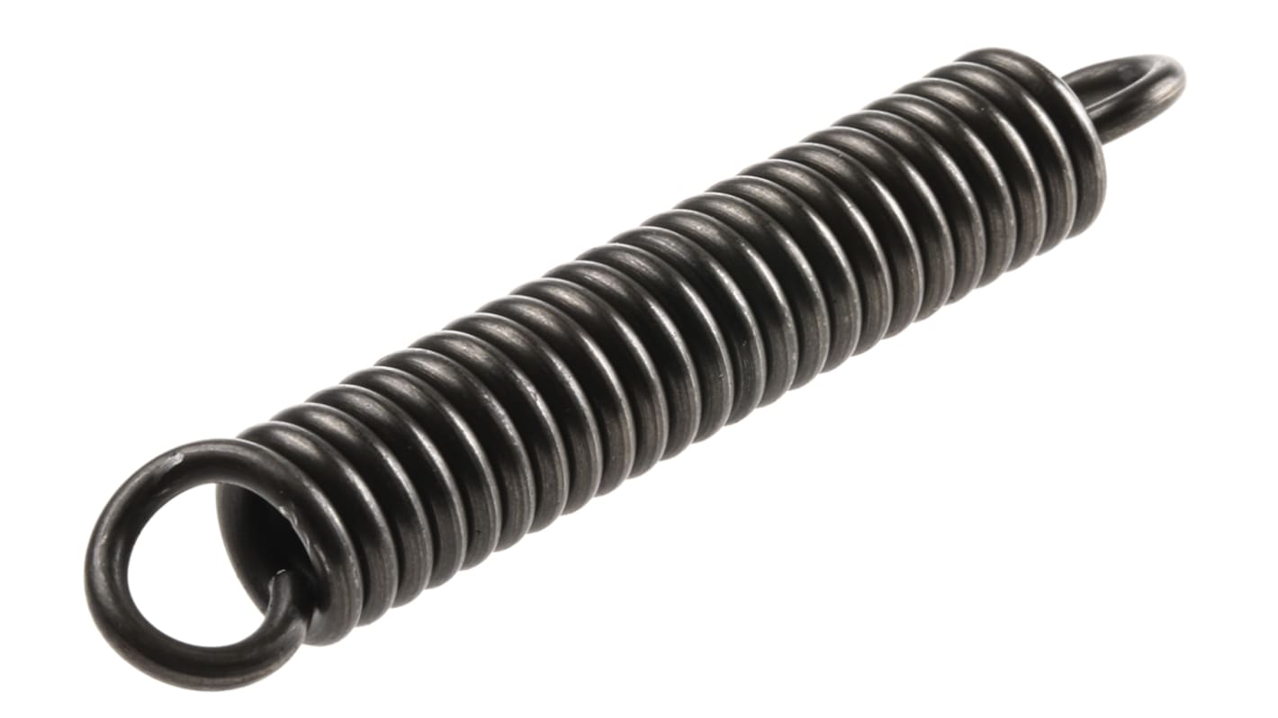 RS PRO Steel Extension Spring, 77.8mm x 13mm | RS