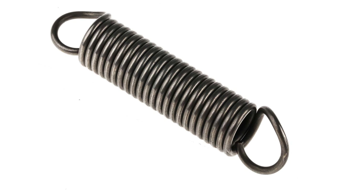 RS PRO Steel Extension Spring, 85.5mm x 18mm | RS