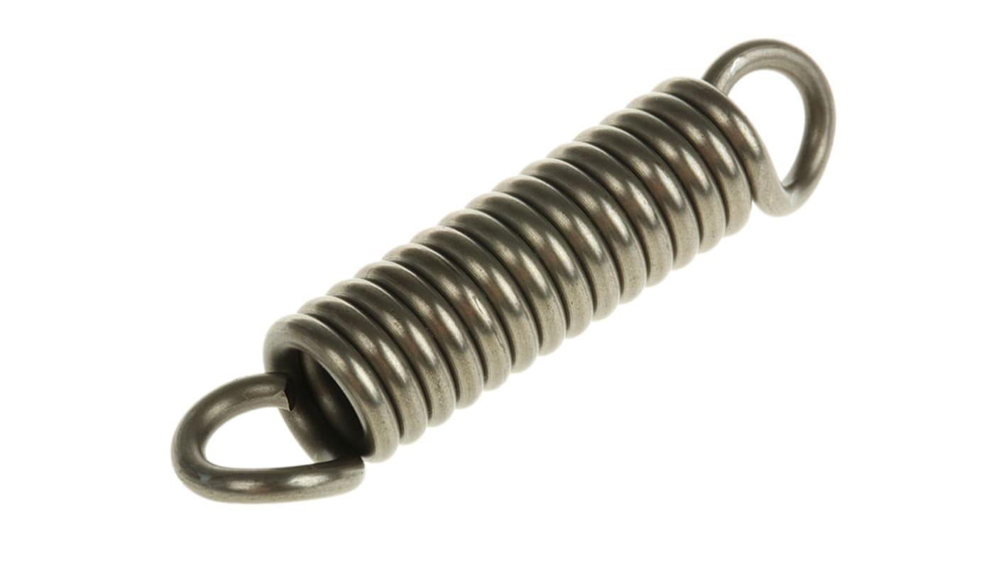 RS PRO Steel Extension Spring, 69.8mm x 16mm | RS