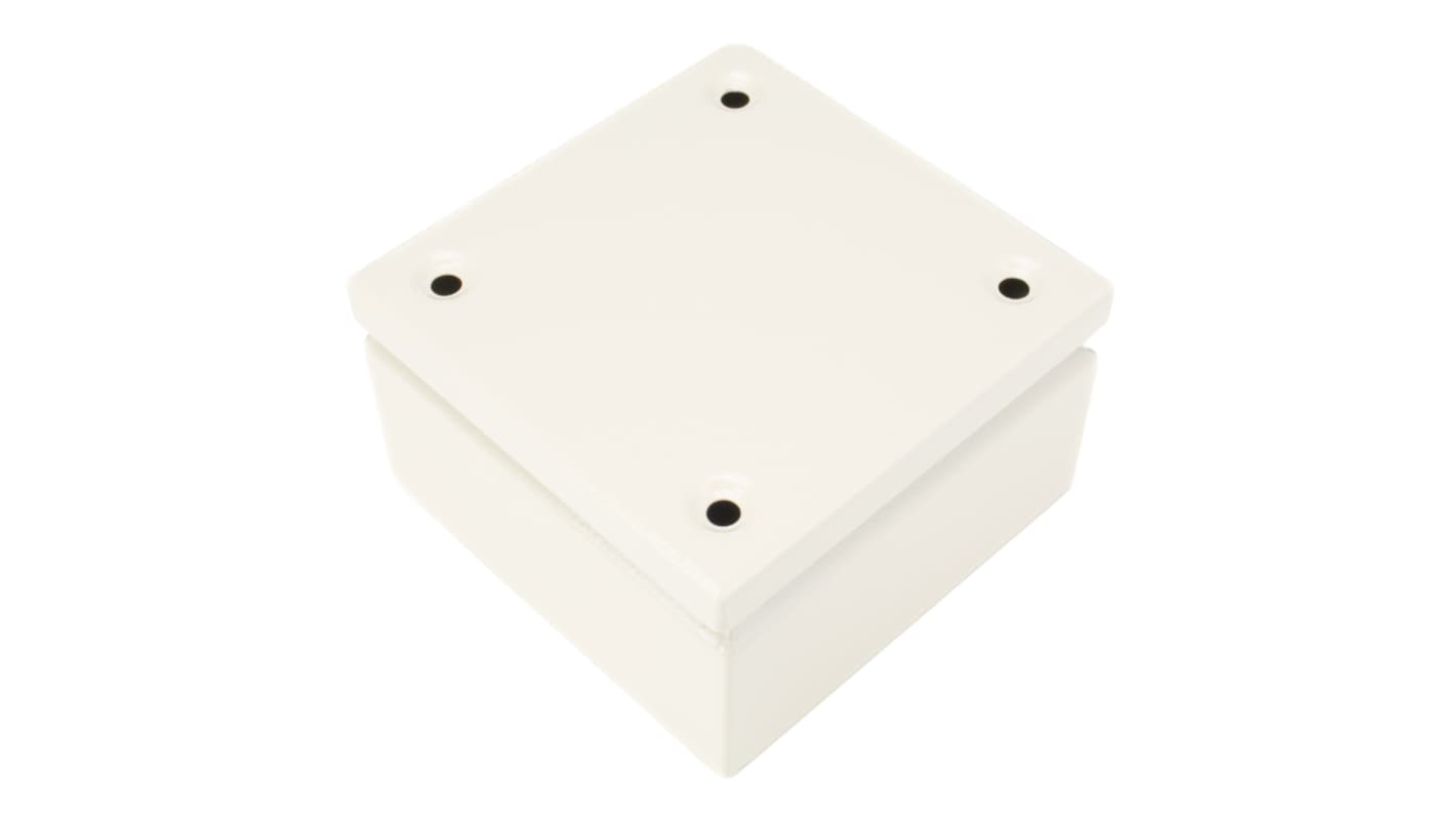 RS PRO Grey Steel Junction Box, IP66, 150 x 150 x 80mm | RS