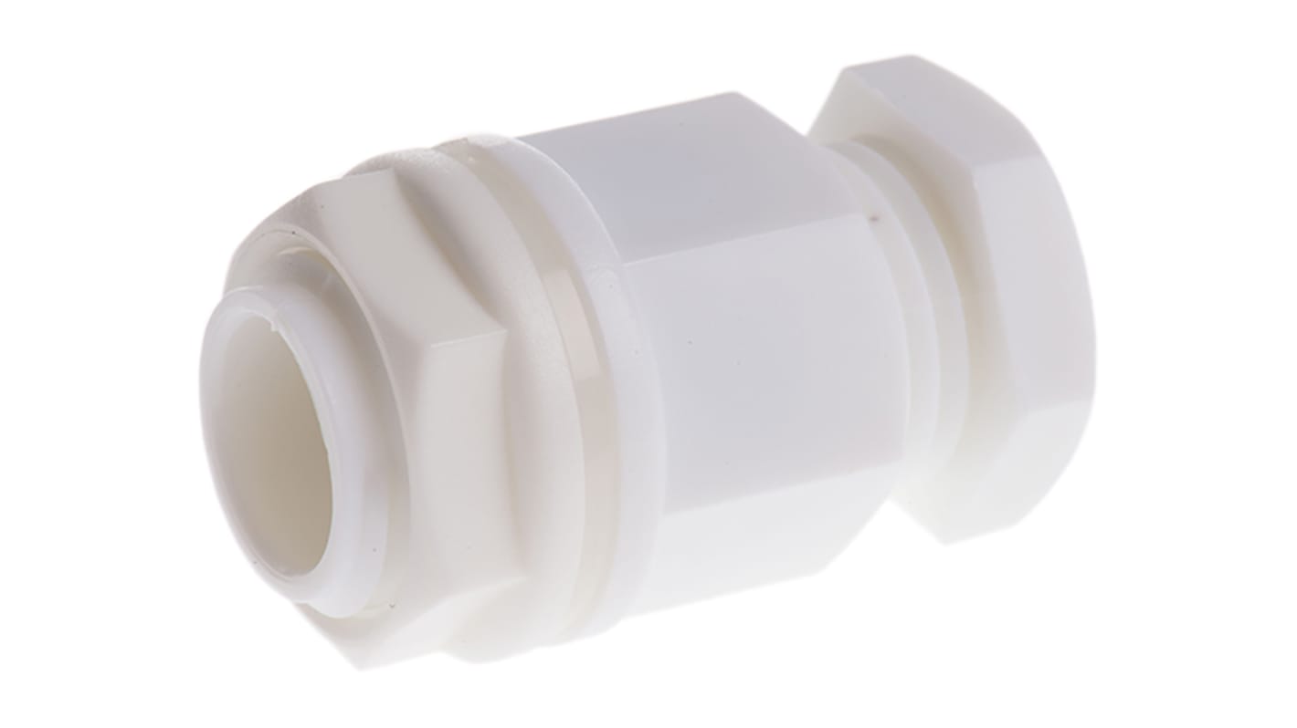 RS PRO White Plastic Cable Gland, M16 Thread, 7mm Min, 10.5mm Max, IP55 ...