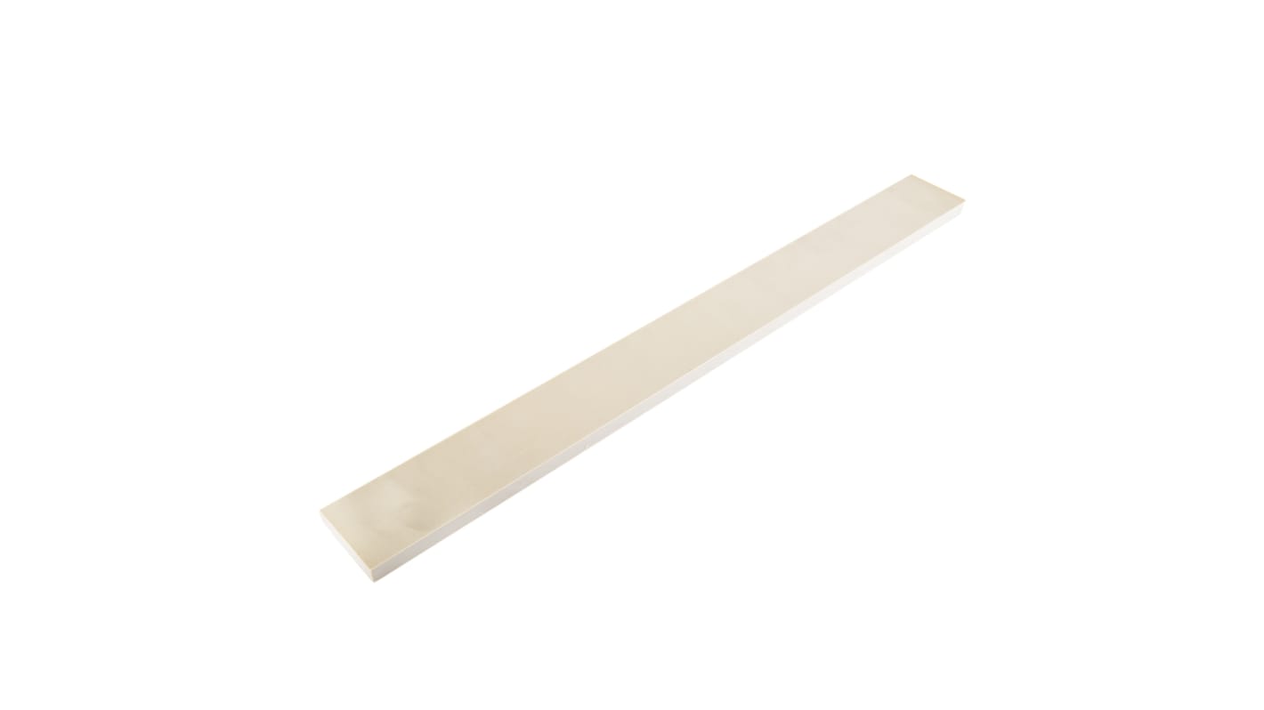 RS PRO Beige Plastic Sheet, 500mm x 50mm x 10mm | RS