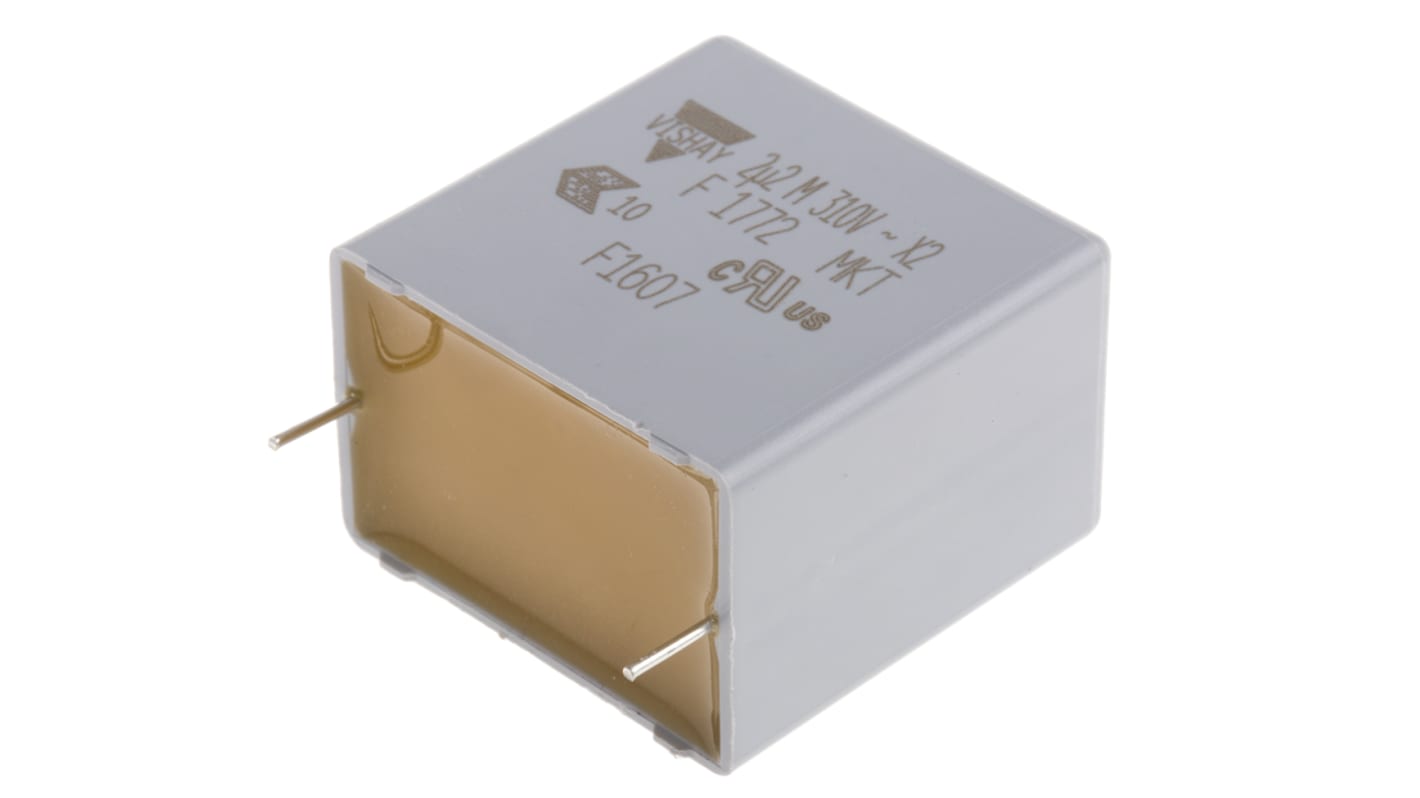 F17725222230 | Vishay F1772 Polyester Film Capacitor, 310V ac, ±20%, 2 ...