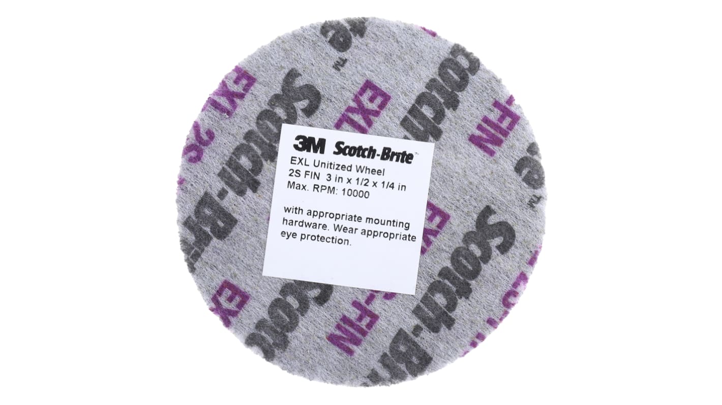 XL-UW 09834 | 3M Scotch-Brite EXL XL-UW Silicon Carbide Grinding Wheel ...