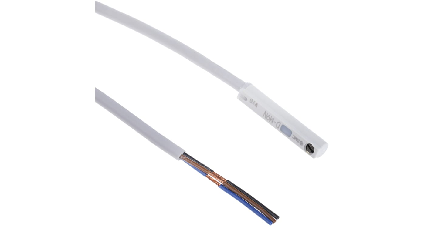 D-M9NL | SMC NPN Solid State Pneumatic Switch, D-M9 Series, 28V dc, with LED indicator | RS