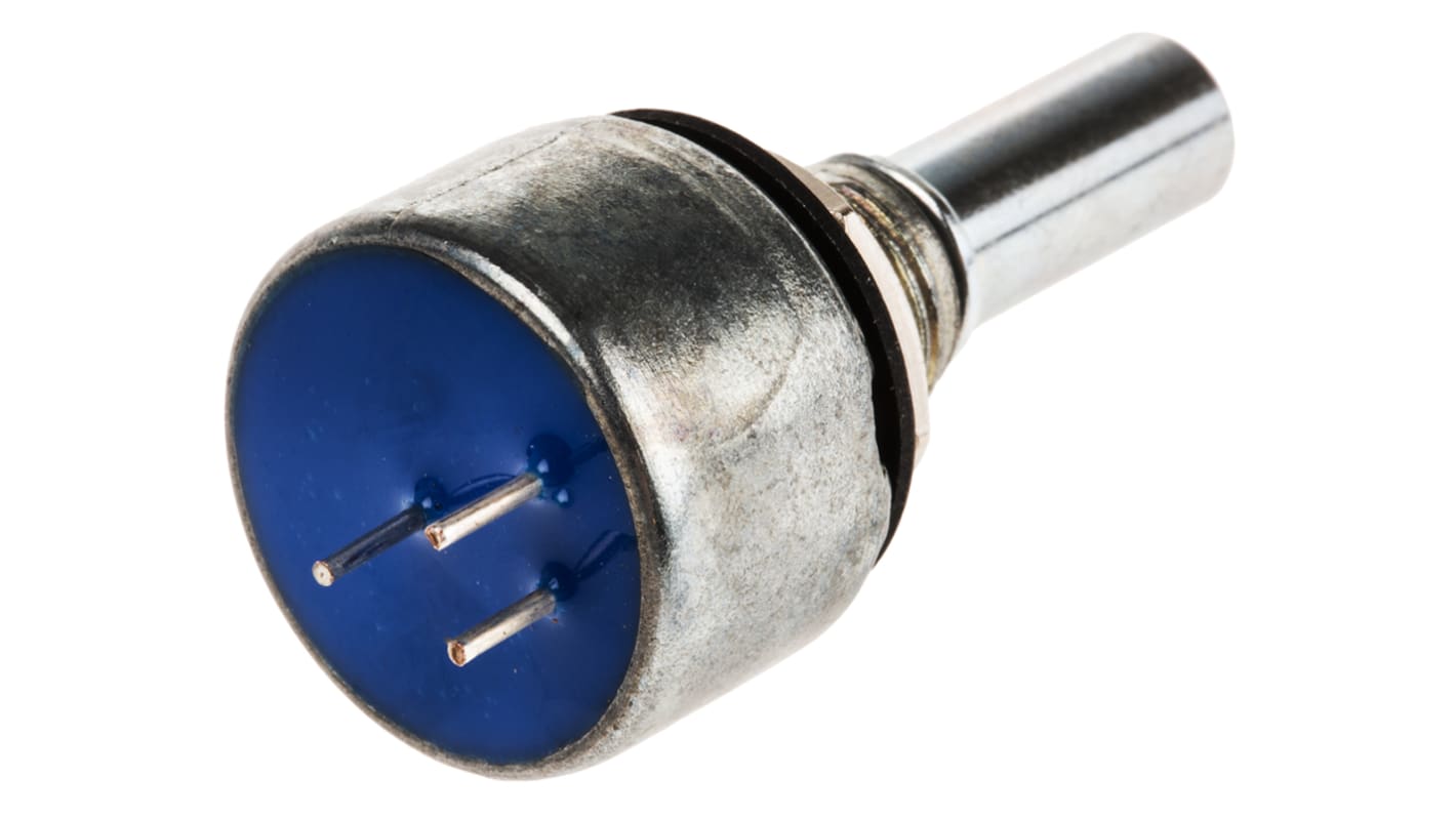 TE Connectivity 220Ω Rotary Potentiometer 1-Gang Panel Mount ...