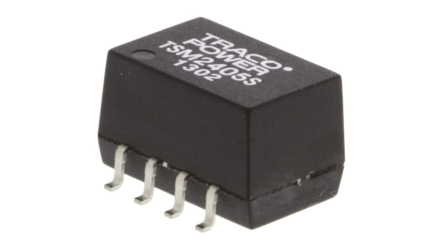TRACOPOWER DC-DCコンバータ Vout：5V dc 21.6 → 26.4 V dc, 1W, TSM 2405S | RS
