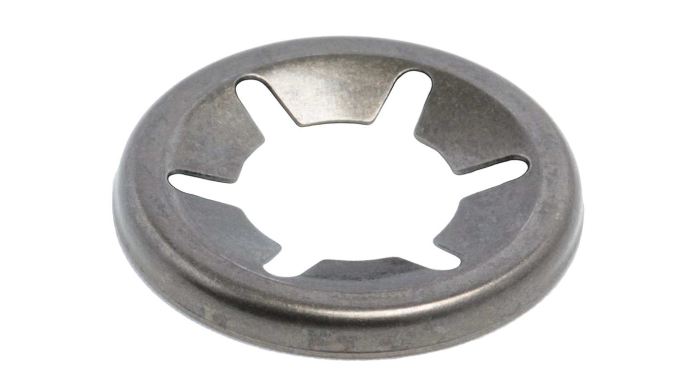 RS PRO Enamelled Steel Open Push-On Fastener for 9mm Shaft | RS