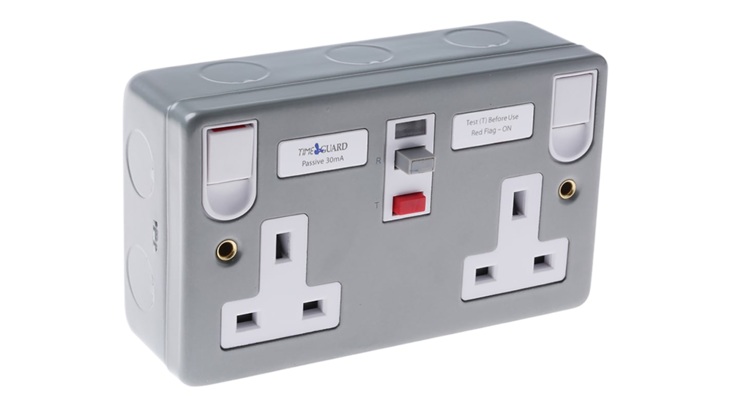 TFP08ML | Theben / Timeguard Tripfast 13A, BS Fixing, Passive, 2 Gang ...